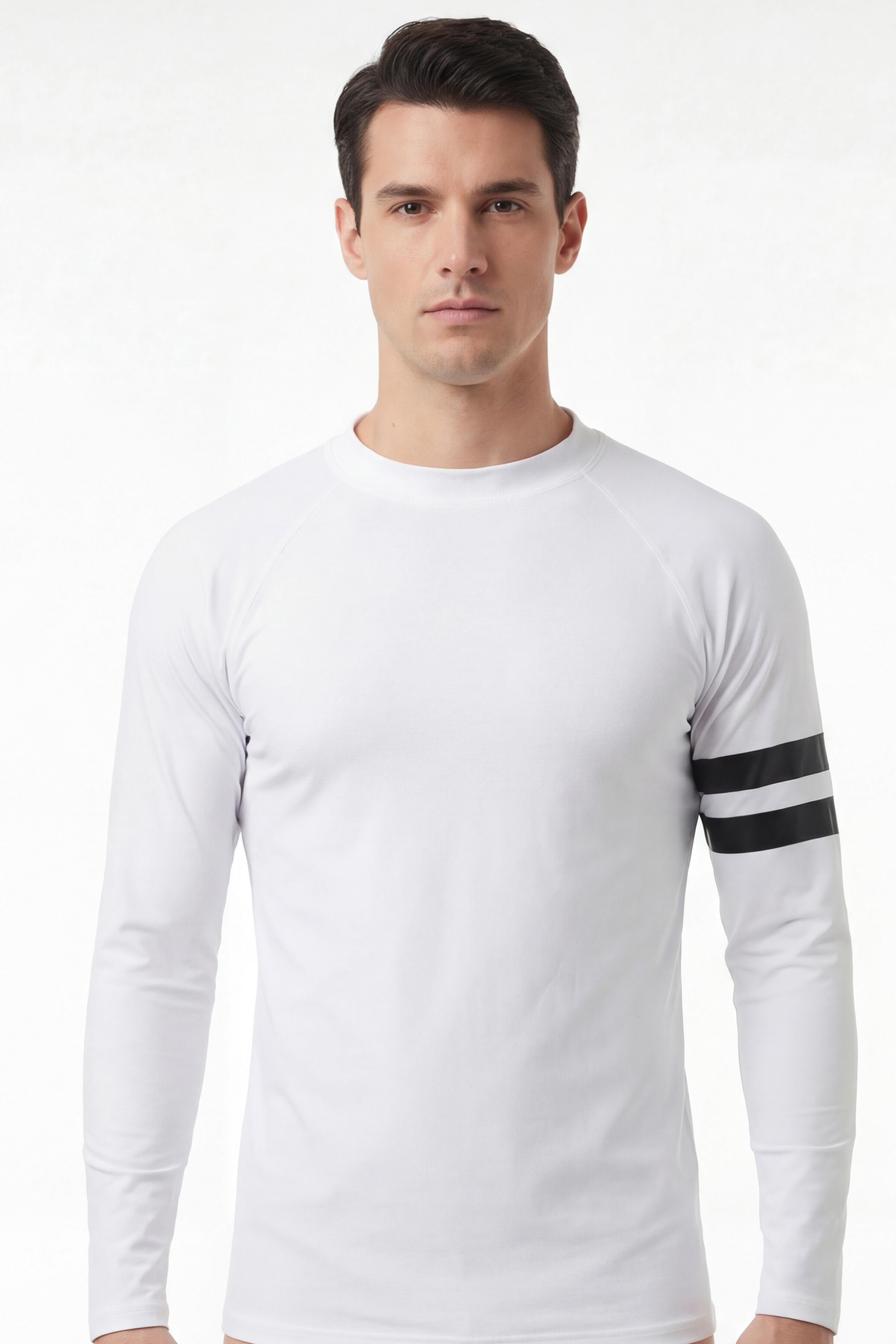 Polera hombre protección UV blanco – Samia