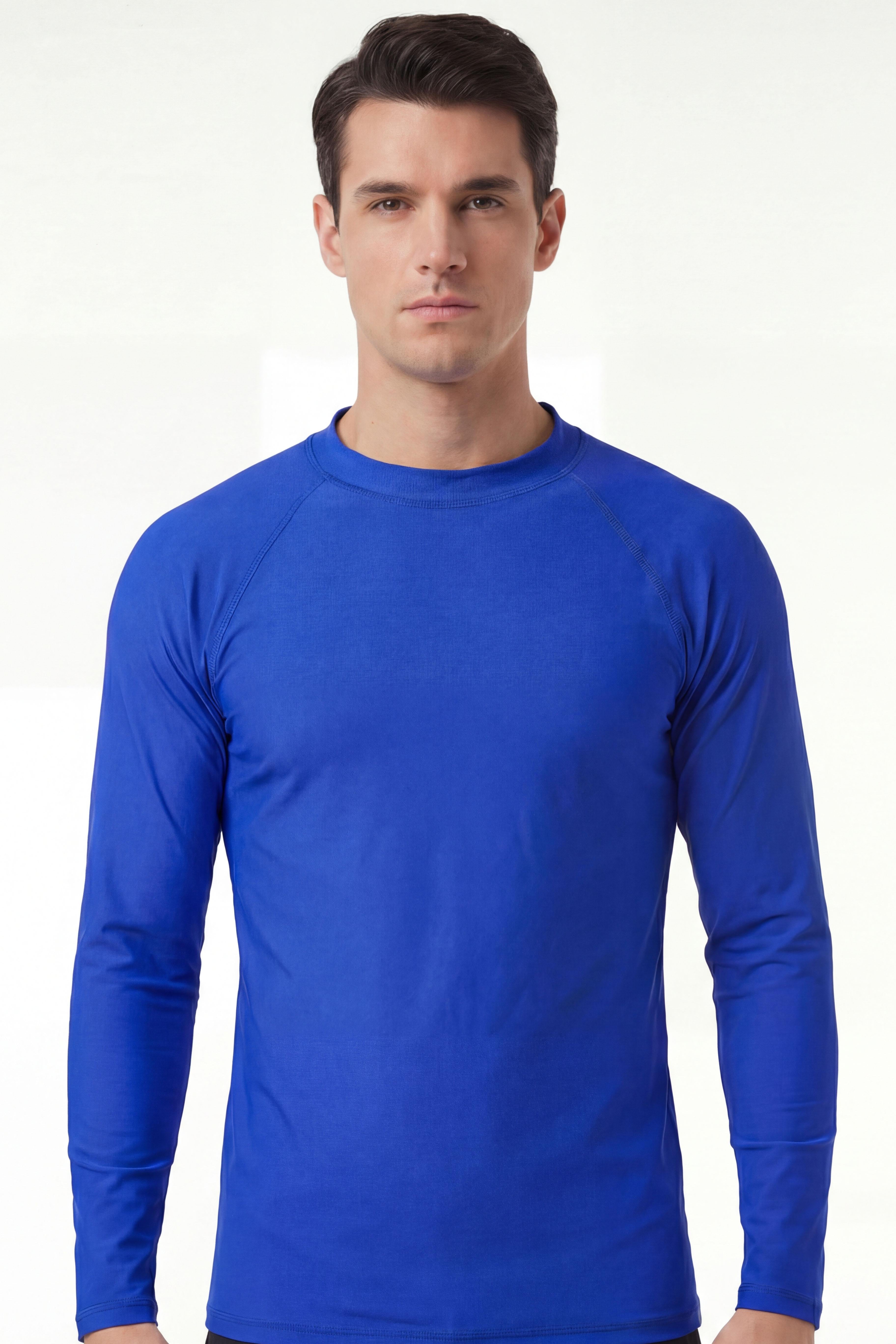 Polera hombre protección UV azul rey – Samia